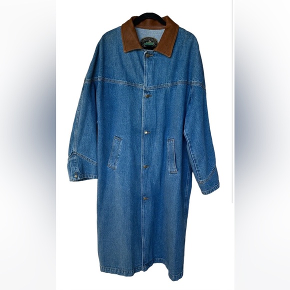 D.S.I. | Jackets & Coats | Vintage Mens Medium Dsi Denim Duster Jean ...
